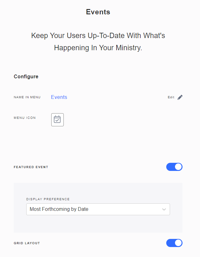 How to Setup Events Module – Mobile Helpdesk